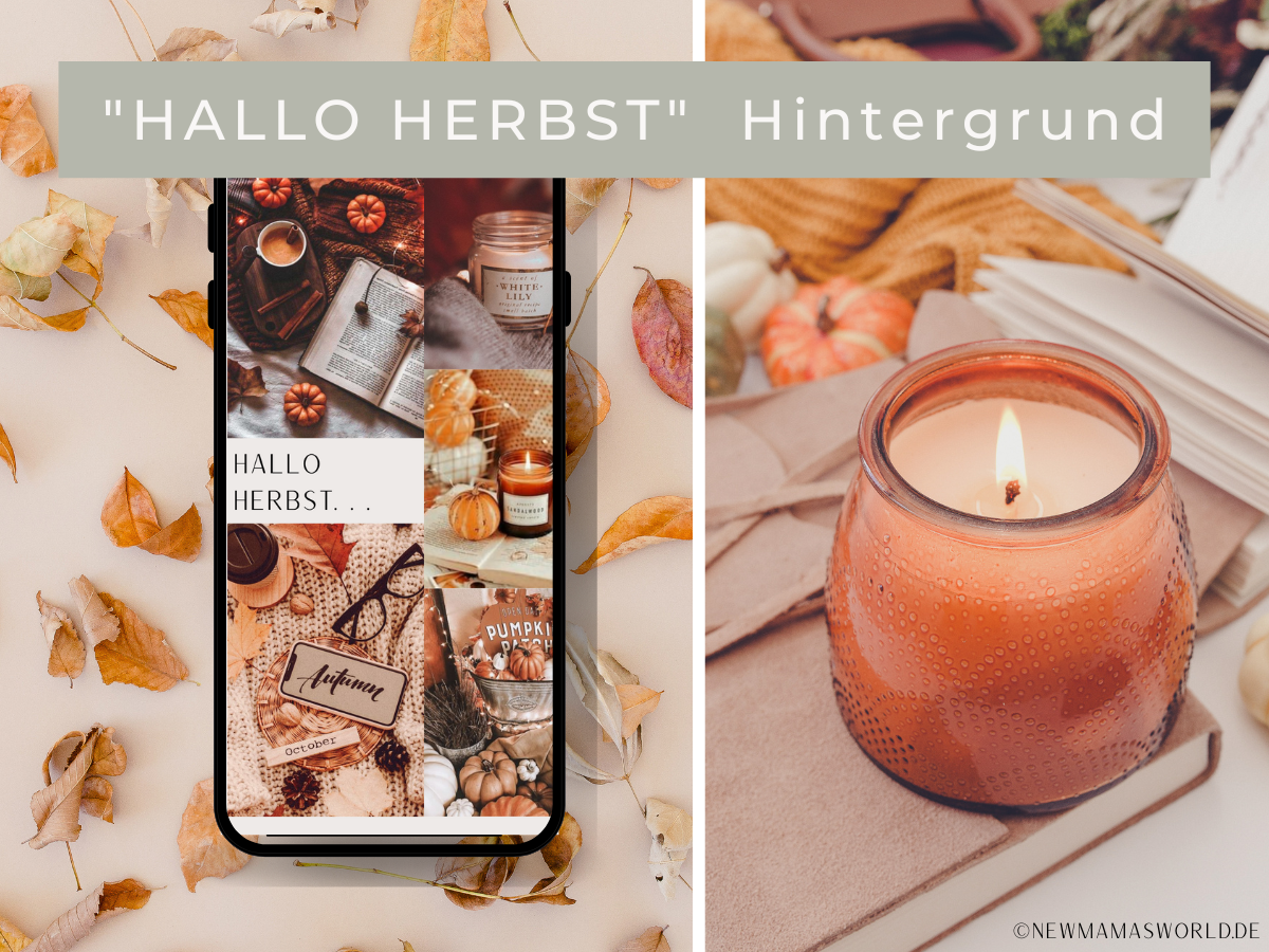 "Hallo Herbst" Handy Hintergrund I Wallpaper - new Mamas World